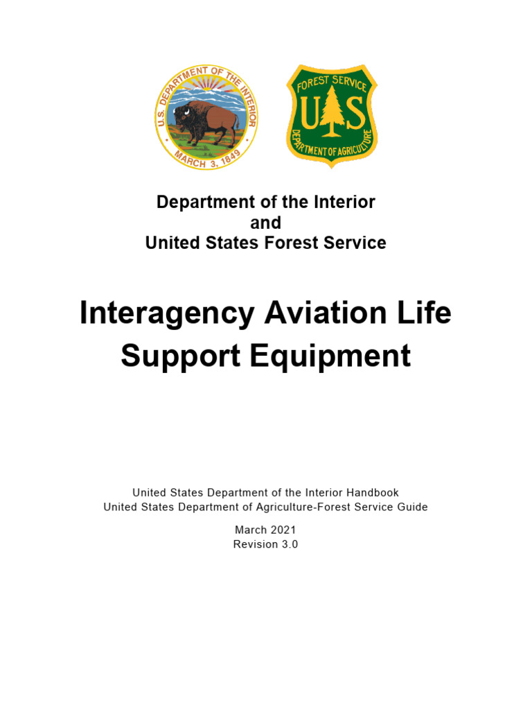 Interagency Aviation Life Support Equiment Handbook Guide v3.0 | PDF ...