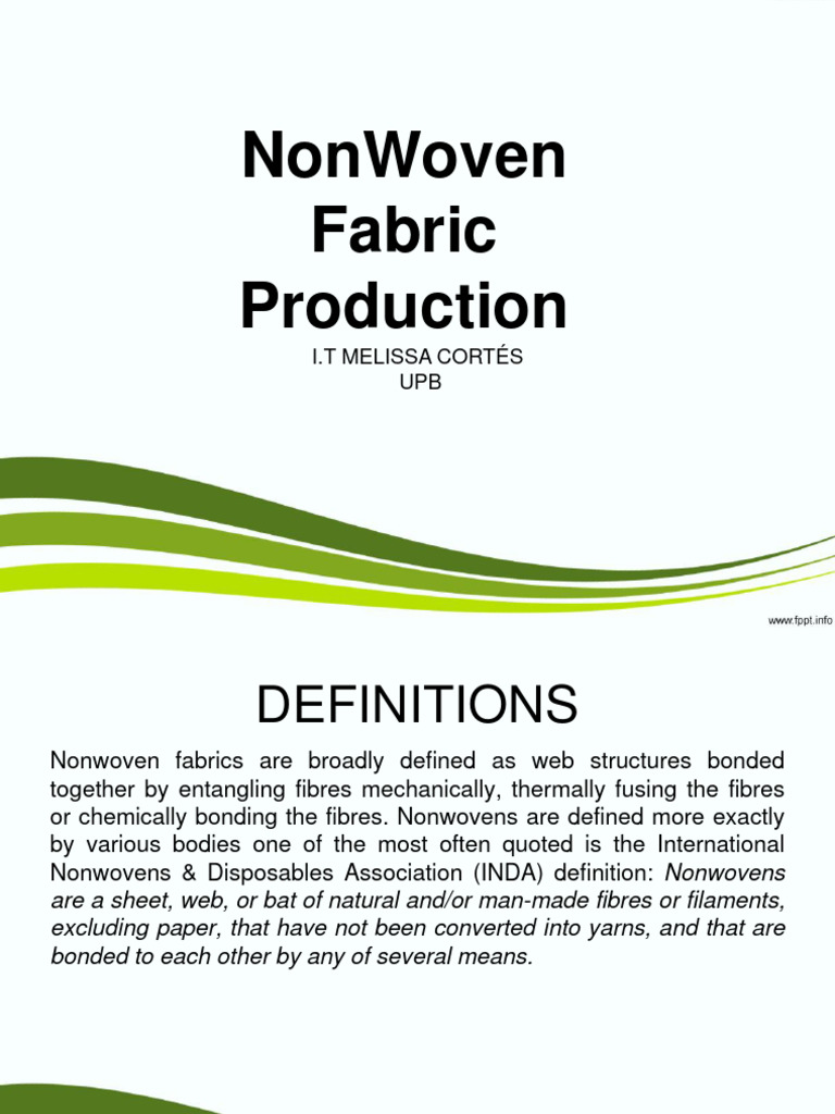 Nonwoven Fabric Techniques | PDF | Nonwoven Fabric | Industrial Processes