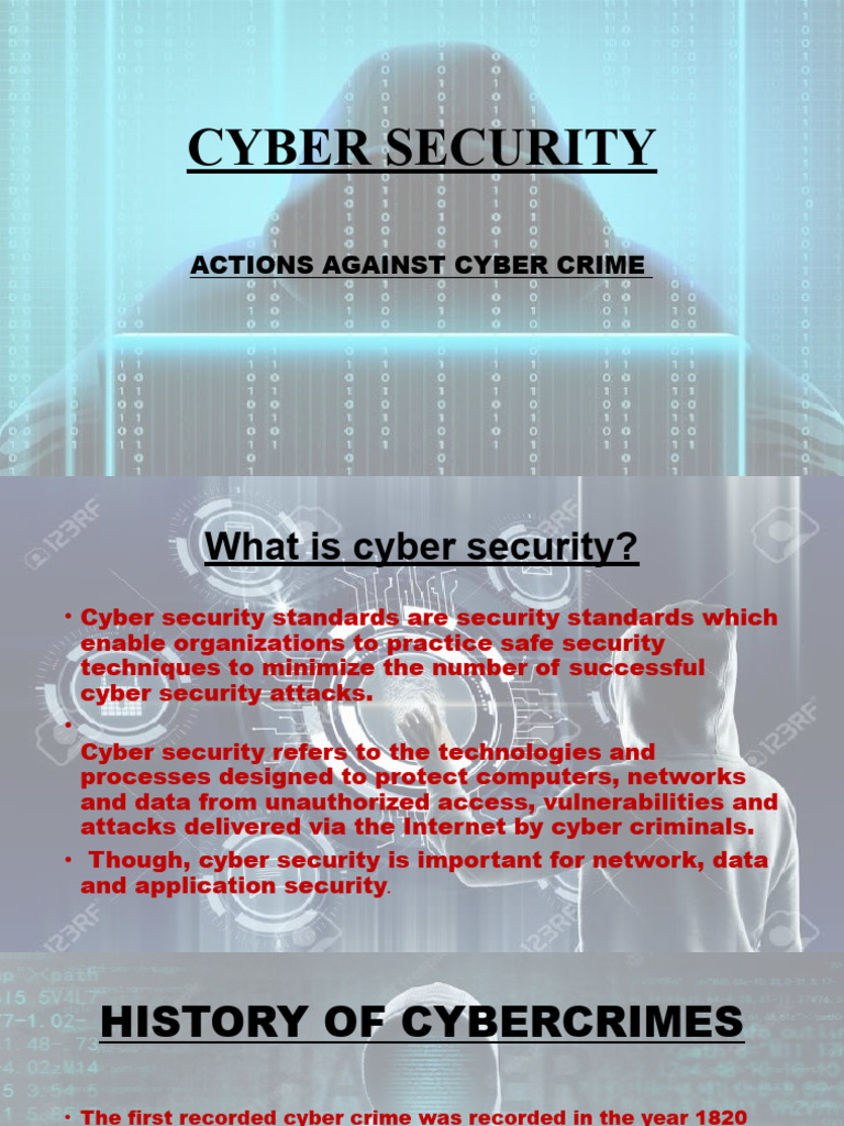 Cyber Security Presentation | PDF | Security | Computer Security