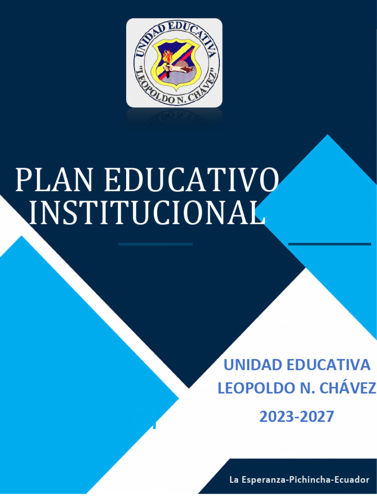 Plan Educativo Unidad Leopoldo N. Chávez | PDF | Plan de estudios ...