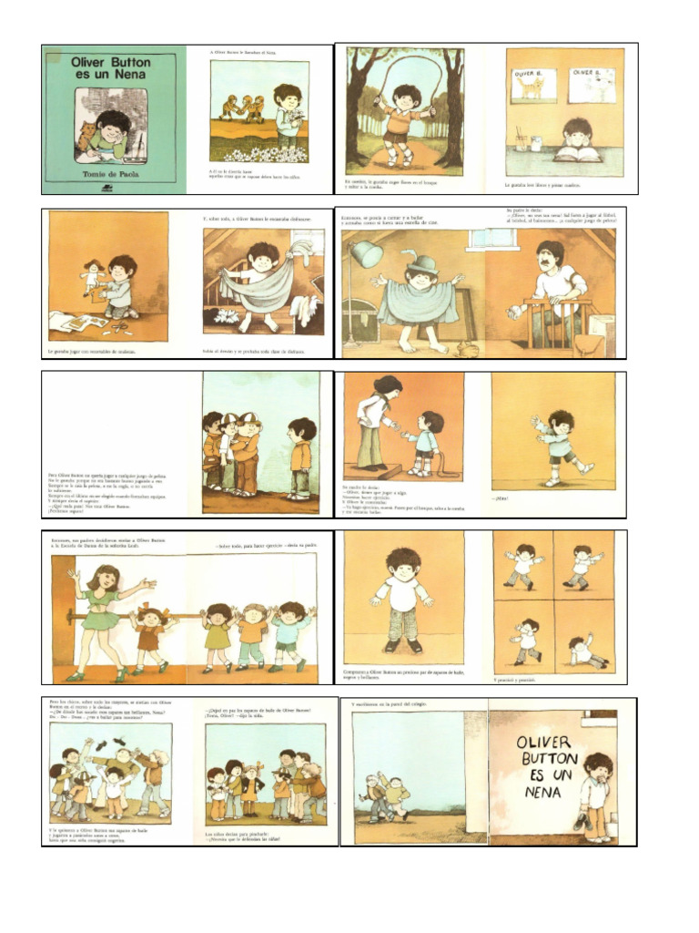 Cuento Oliver Button | PDF
