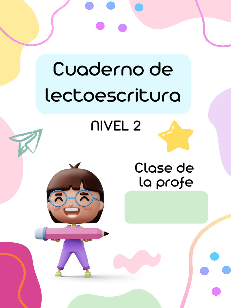 Cuaderno de Lectoescritura Nivel 2 | PDF