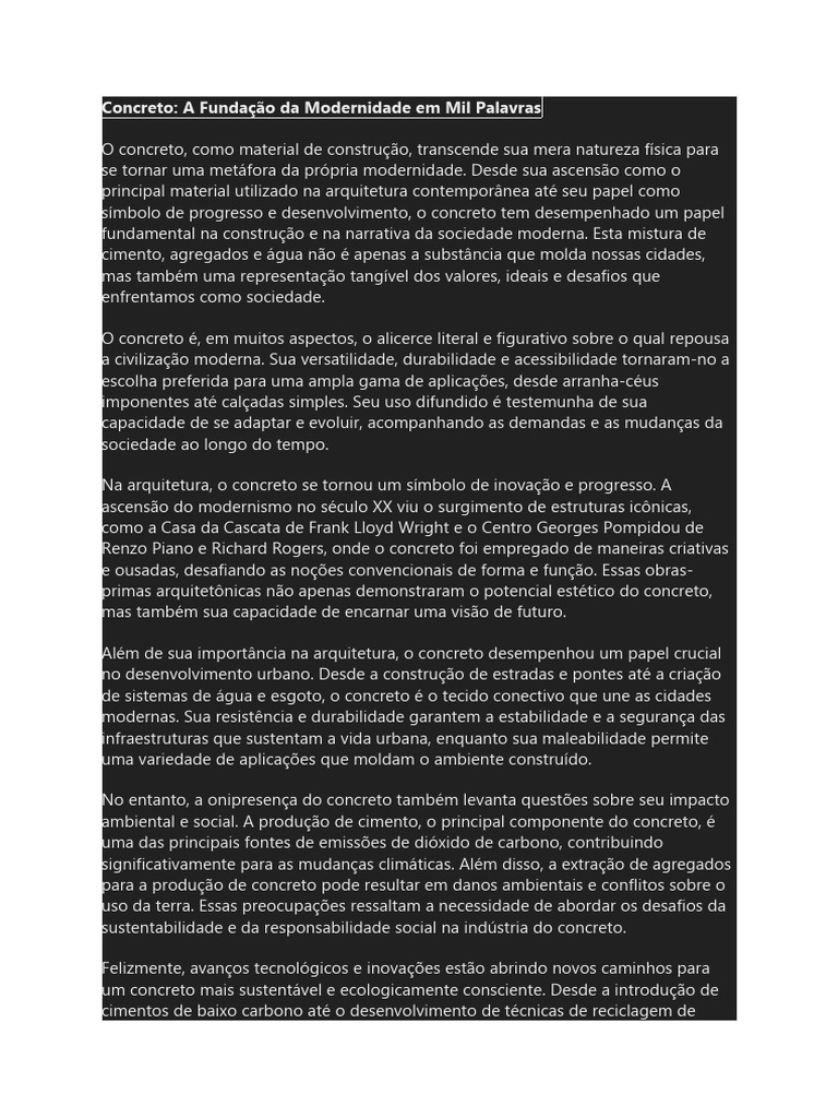 Concreto 1 Pdf Concreto Ambiente Natural