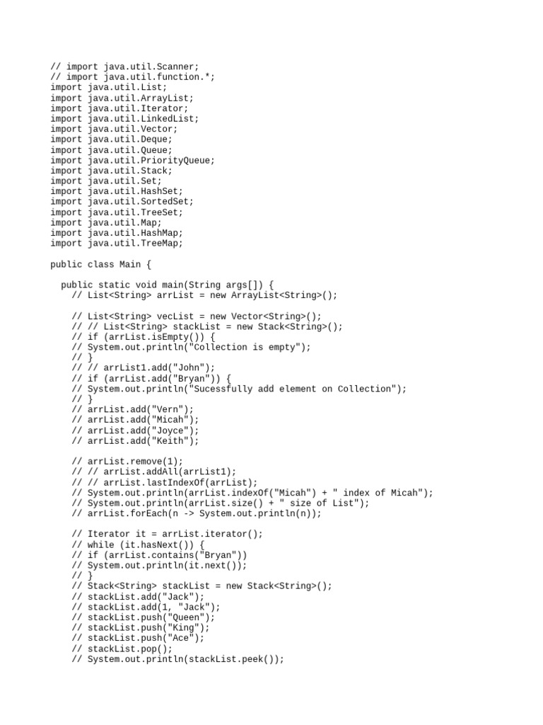 Collections | PDF | Algorithms And Data Structures | Computer Programming
