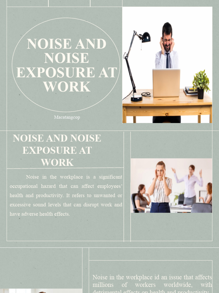 Noise | PDF | Noise | Hearing Loss