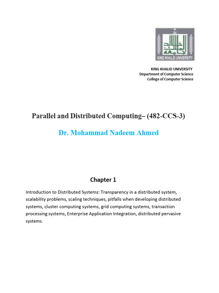 CHAPTER1 update | PDF | Computer Cluster | Grid Computing