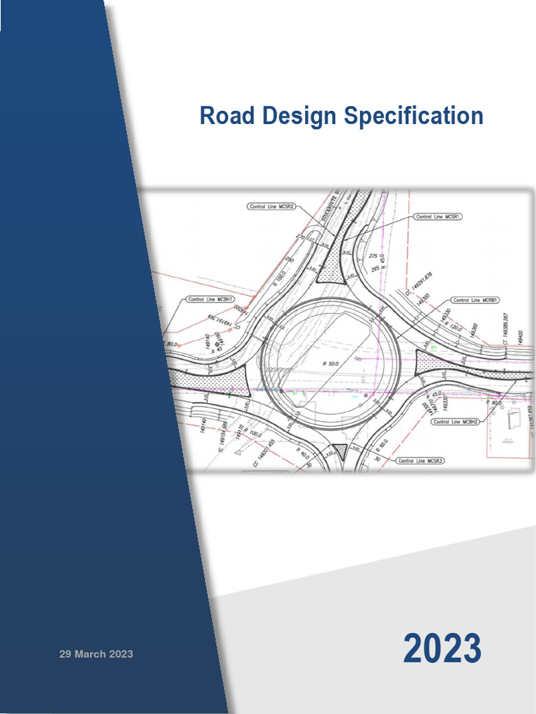 Road Design Spec 230329 | PDF | Road | Safety