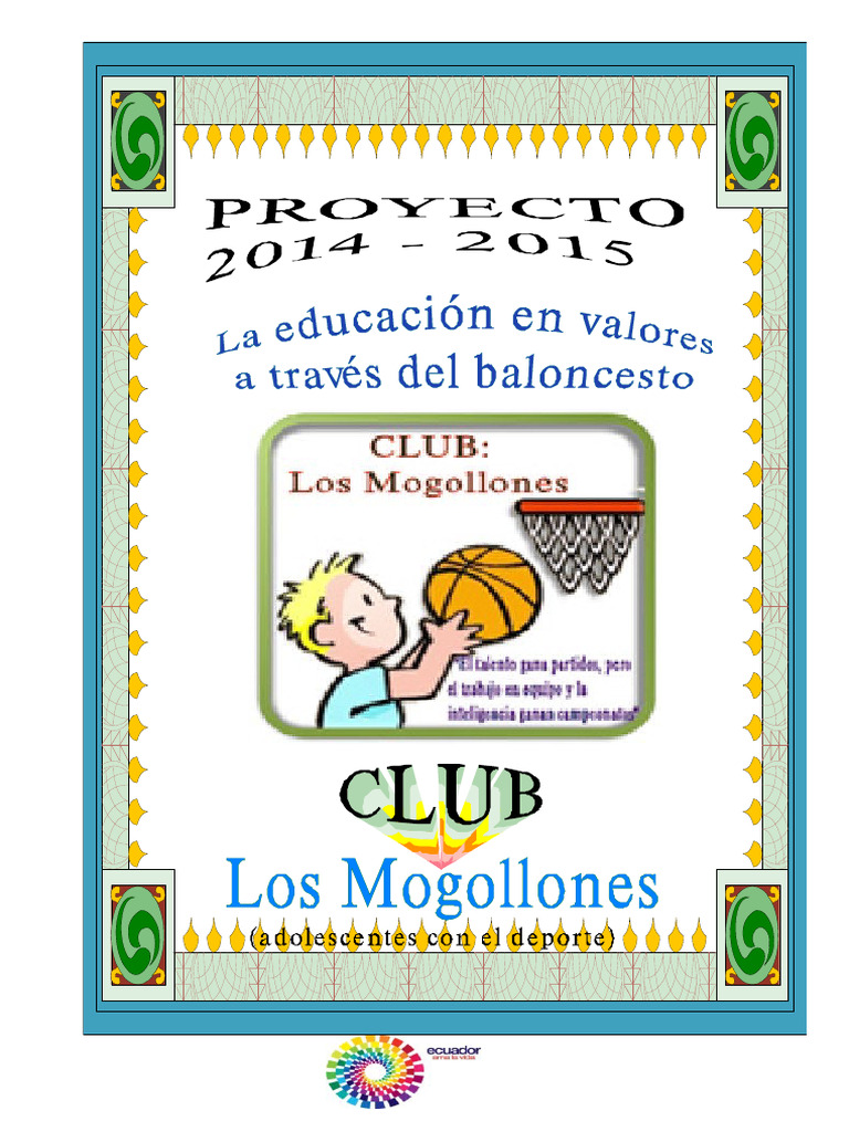 Proyecto Club Chalco | PDF | Aprendizaje | Deportes