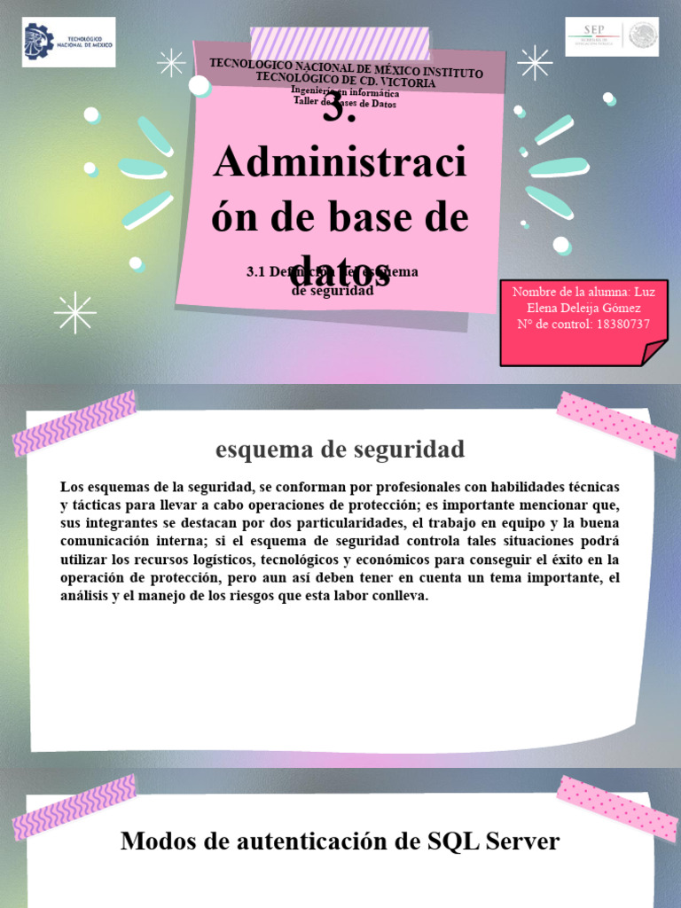 Administración de Base de Datos | PDF | Servidor SQL de Microsoft | Contraseña