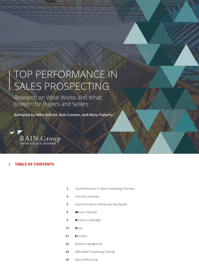 Rain Group Study | PDF | Sales | Direct Marketing