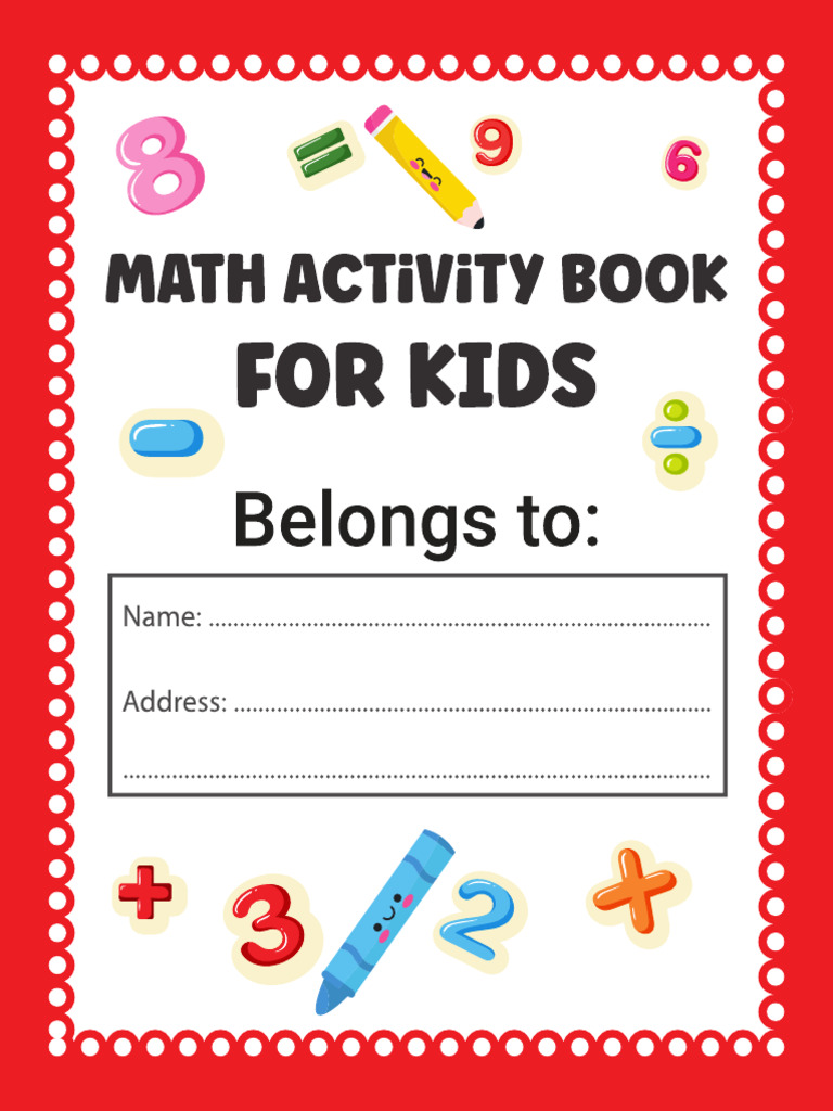 Math Activity Book | PDF