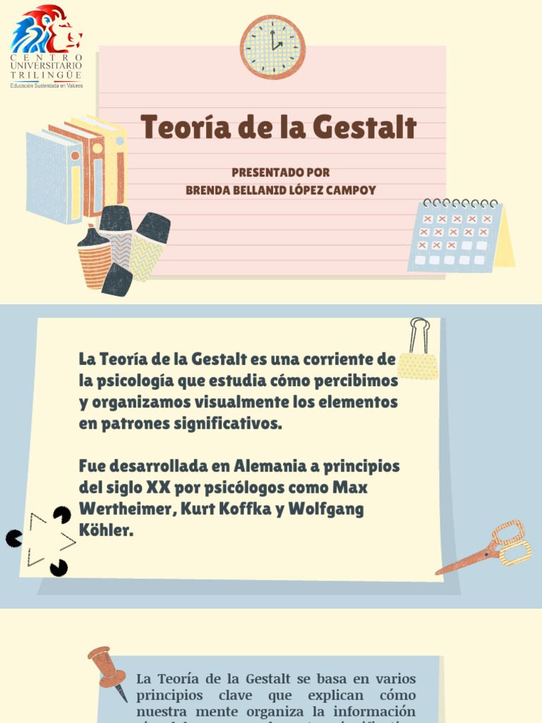 Teoría de La Gestalt | PDF | Percepción | Sicología