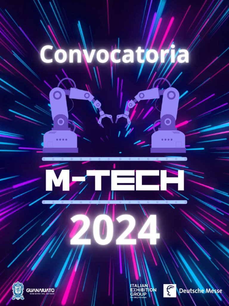 Convocatoria M TECH 2024 v3 Compressed | PDF | Robot | Robótica