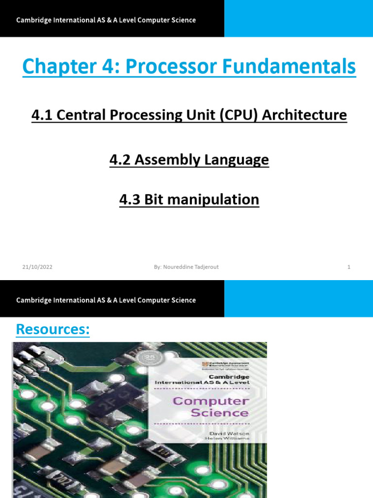 Chapter 4 Processor-Fundamentals | PDF | Central Processing Unit | Usb