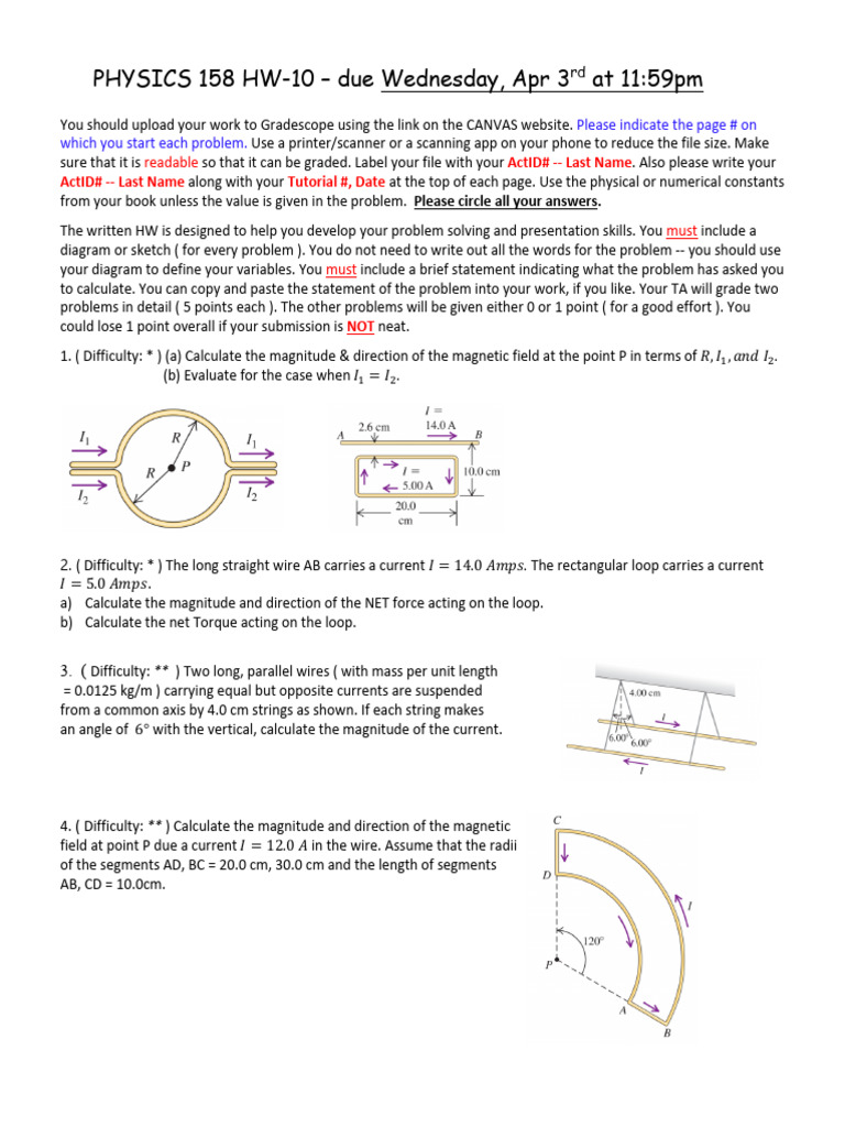 605 Huang Hw10 | PDF | Applied And Interdisciplinary Physics | Physical Sciences