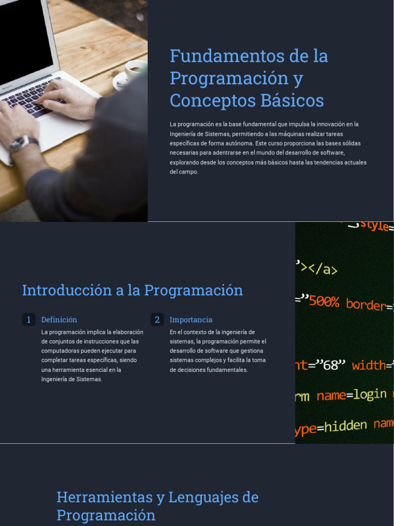 G1PPT fundamentos de programacion | PDF | Lenguaje de programación | Programación de computadoras