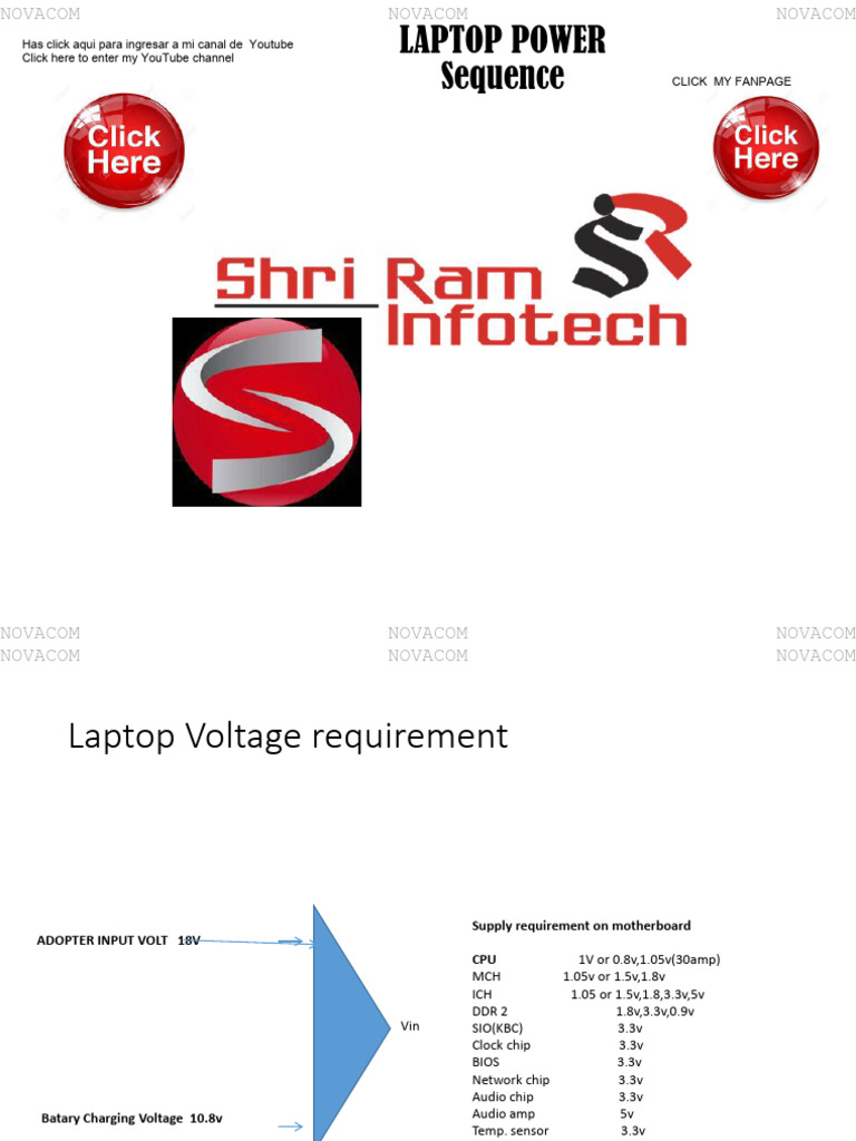 Laptop Power Sequence Ebook | PDF | Direct Current | Electronics