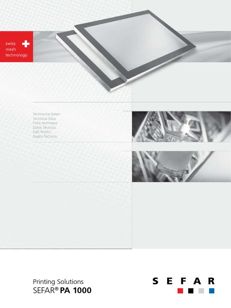 Mallas-Sefar PA 1000 | PDF