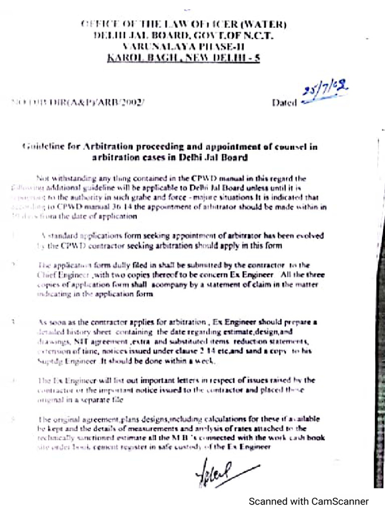 Guidelines For Arbitration Proceedings and Appointment of Counsel in ...