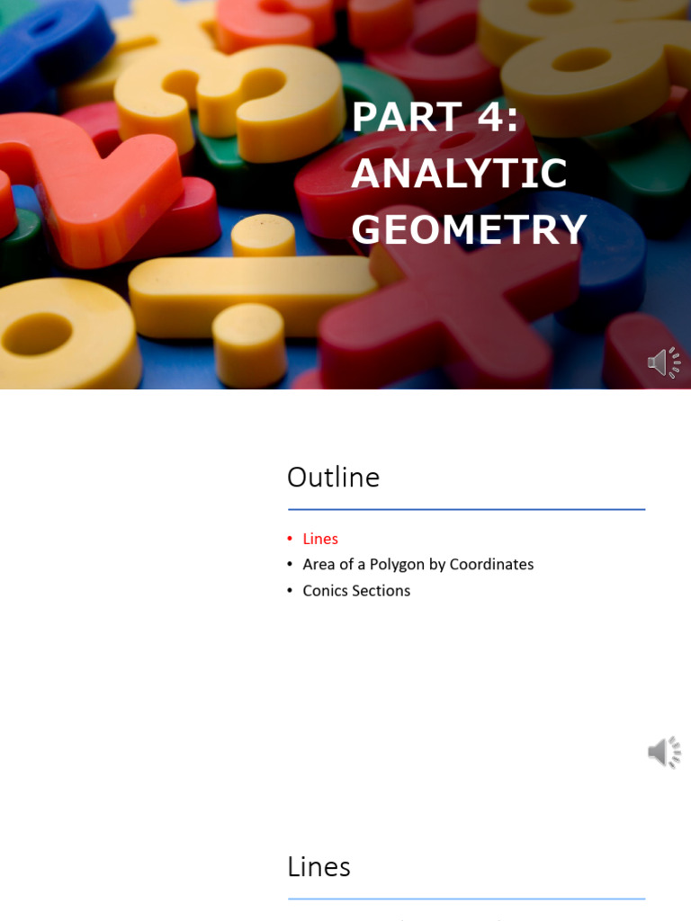 Conic Sections | PDF | Line (Geometry) | Cartesian Coordinate System