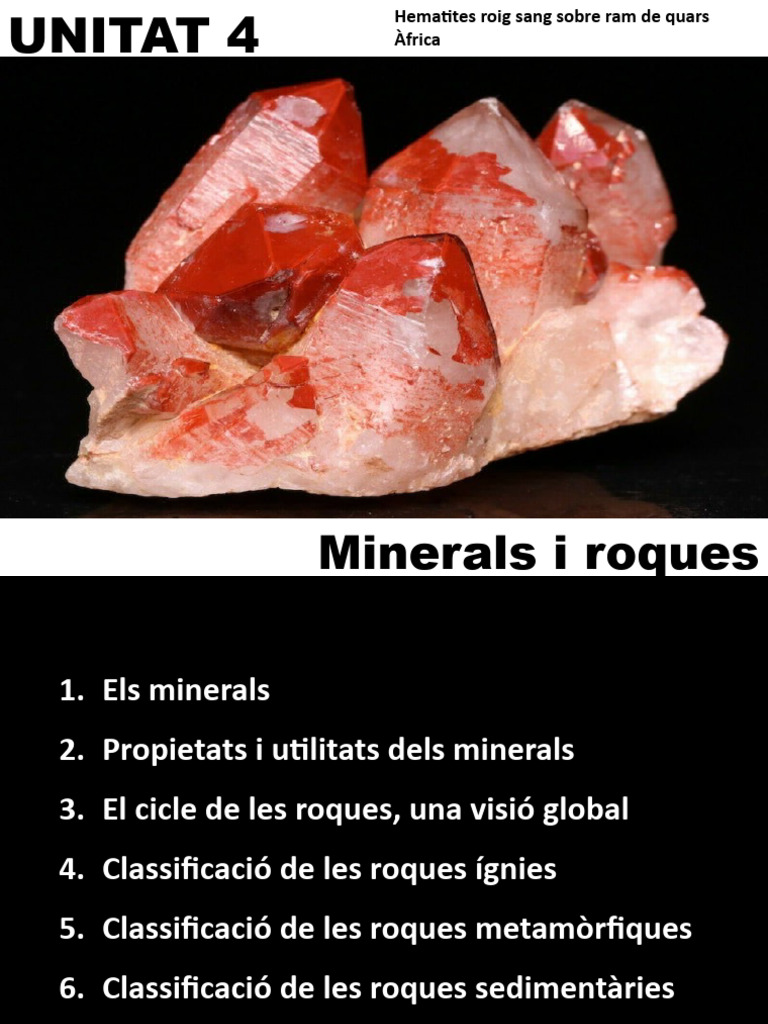 Únitat4 - Roques I Minerals | PDF