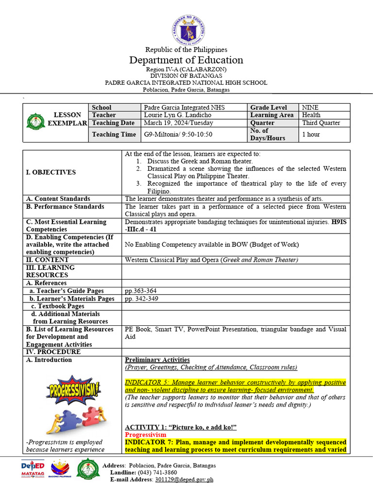 CO4 - Arts 9 | Download Free PDF | Learning | Curriculum