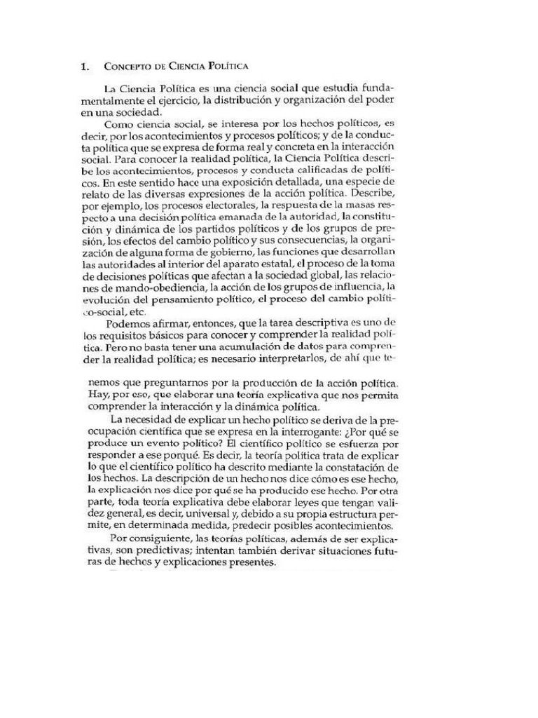 Ciencia Pol-Tica | PDF
