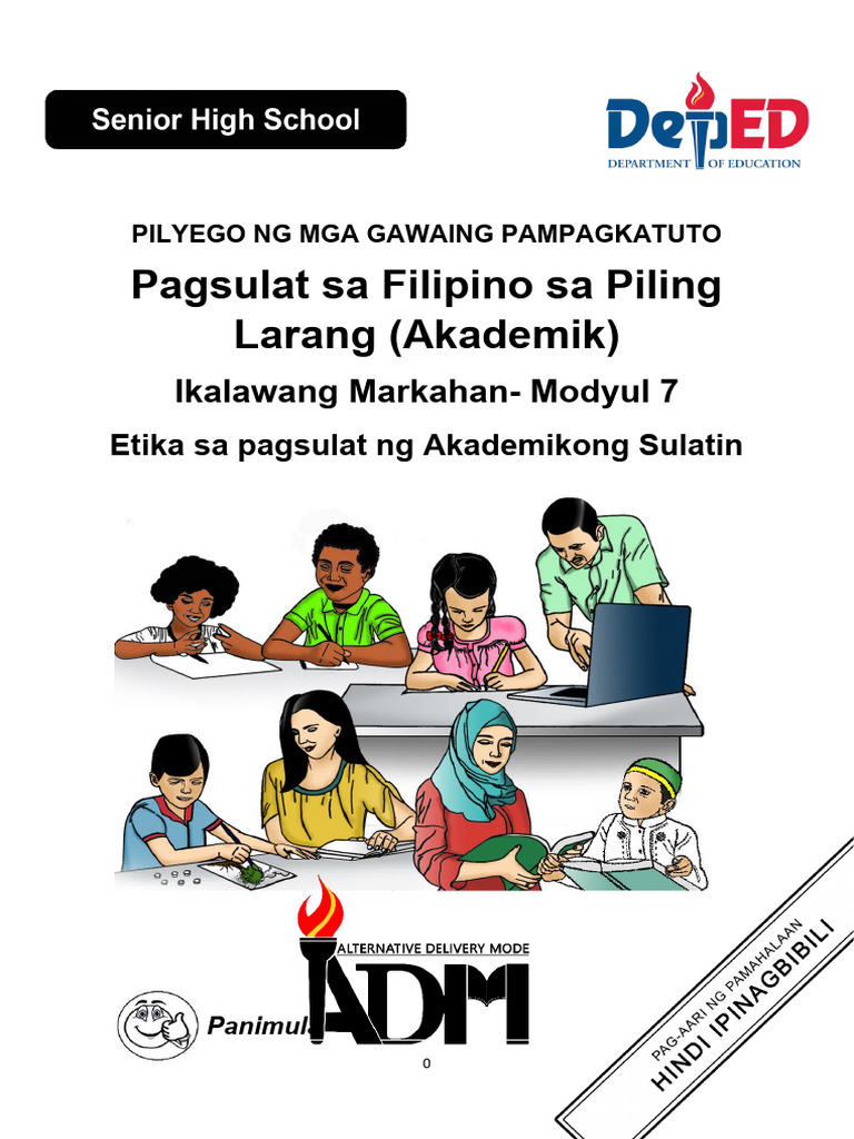 Piling Larang Akademik - Q2 - Modyul 7 | PDF