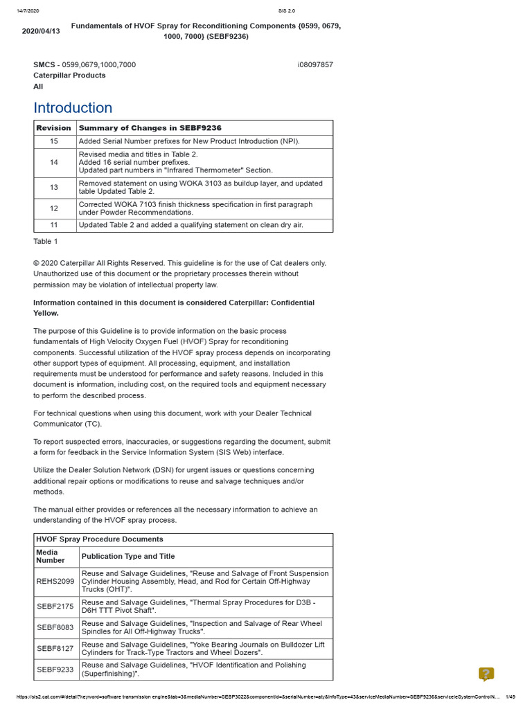 Fundamentals of HVOF Spray For Reconditioning Components | PDF | Grinding (Abrasive Cutting ...