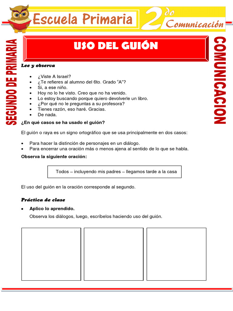 Uso del Guión en Diálogos | PDF | Hogar, jardinería y bricolaje | Poesía