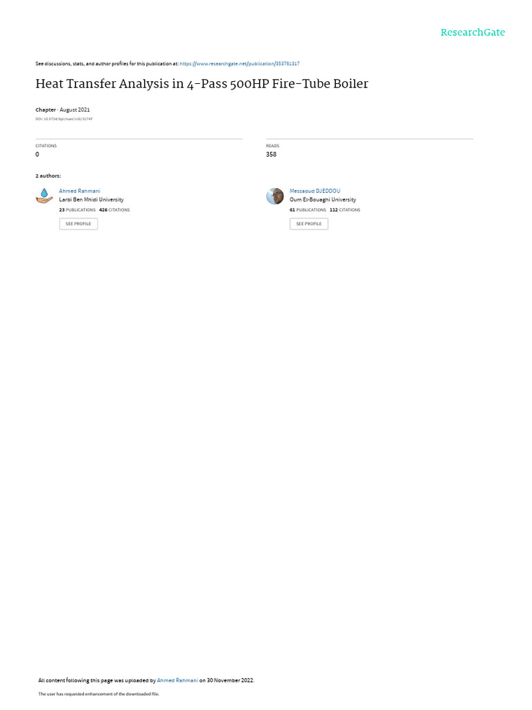 Rahmani Bookchapter 2021 BP 3174F | PDF | Heat Transfer | Heat