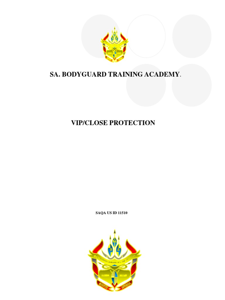 Bodyguard Manual | PDF | Bodyguard | Assassination