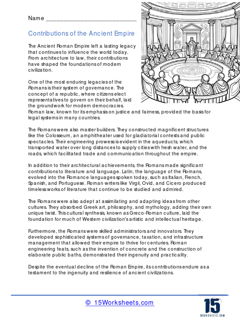 Ancient Roman Empire Contributions Explained | PDF | Ancient Rome ...