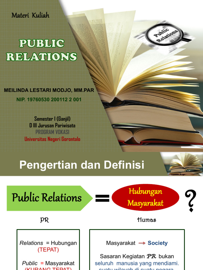 Materi Public Relation | PDF | Pengembangan Diri