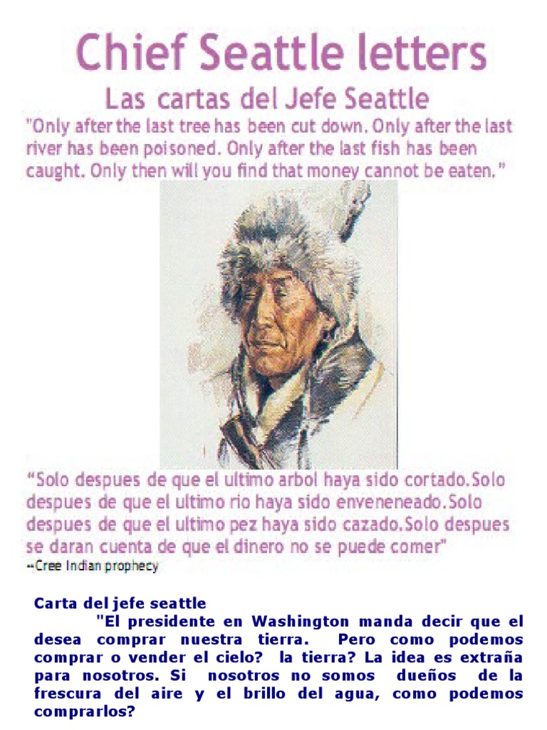 Chief Seattle Letters Las Cartas Del Jefe Seattle Espanol | PDF | Ocio ...