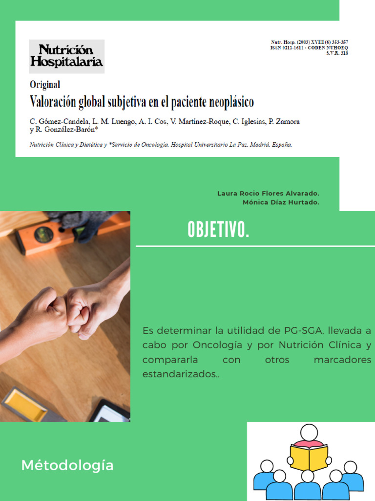 Evaluación del PG-SGA en Pacientes Oncológicos | PDF | Cáncer | Oncología