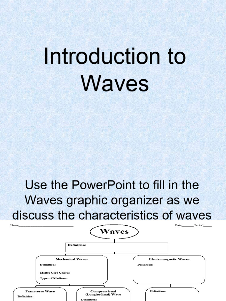 Intro Waves | PDF | Electromagnetic Spectrum | Waves