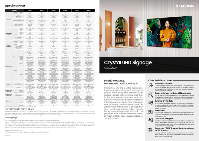 Samsung QMC_QM55C INDOOR INFORMATIVO | PDF | Samsung Electronics | Marca