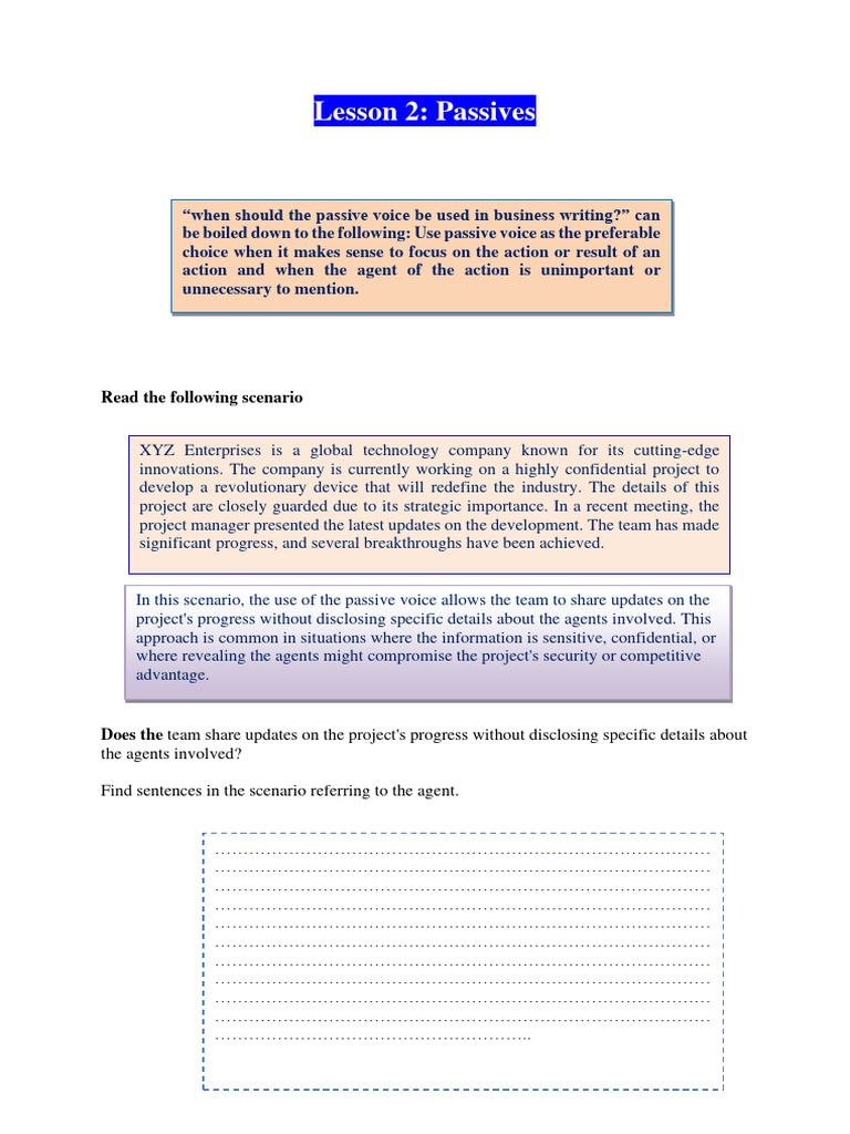 Lesson 2 | PDF | Verb | Syntactic Relationships