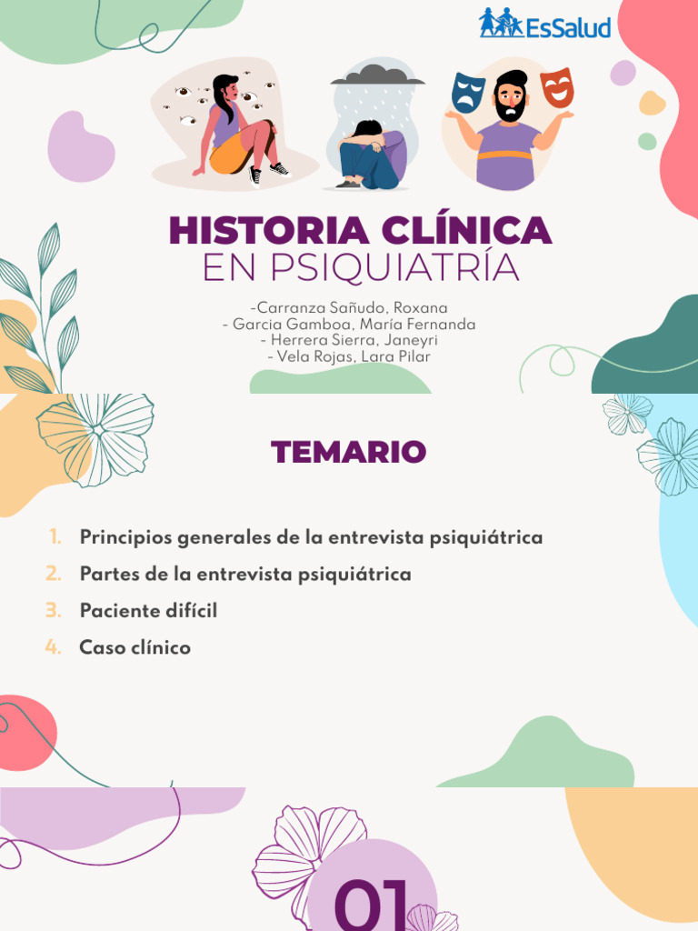 Historia Clinica Psiquiatrica | PDF | Trastorno mental | Alcoholismo