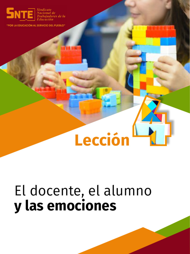 4.-Lección 4 Educación Socioemocional | PDF | Maestros | Aprendizaje