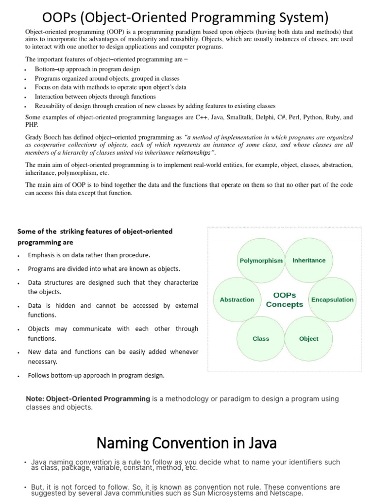 Unit 1 Oops Concept | Download Free PDF | Programming | Constructor ... Unit 1 Oops Concept | Download Free PDF | Programming | Constructor ...