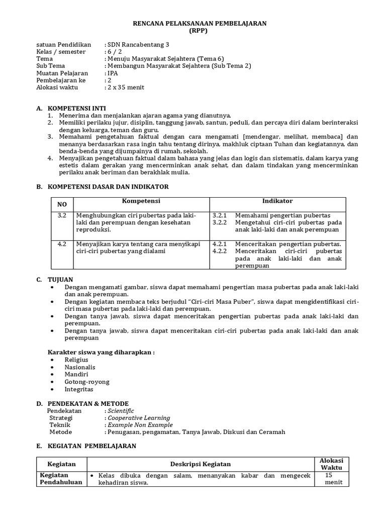 Ciri Ciri Pubertas | PDF | Kesehatan Holistik