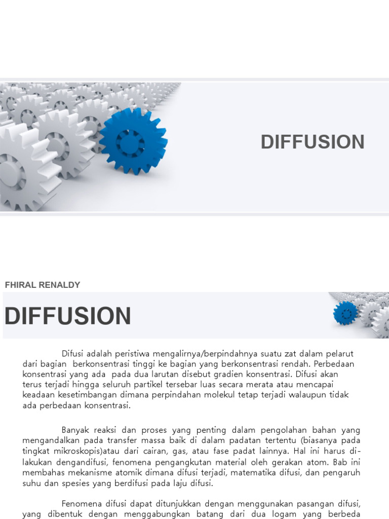 Diffusion | PDF