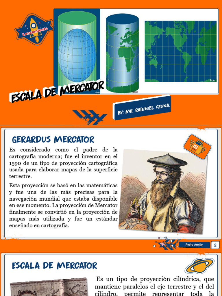 Escala de Mercator | PDF | Mapa | Cartografía