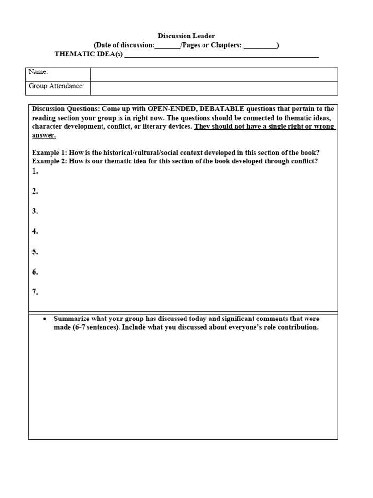 Lit Circle Role Sheet UPDATED2024 | PDF | Citation | Books