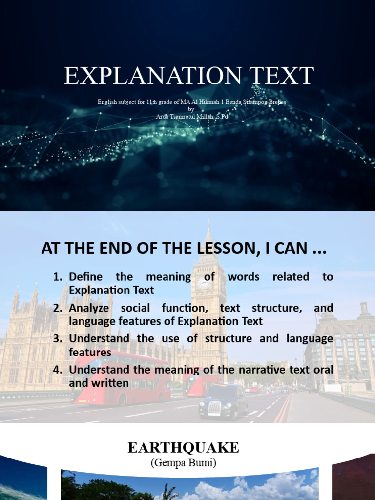 Presentasi Explanation Text | PDF | Water | Water Vapor