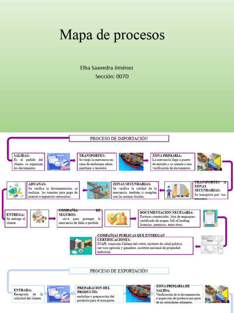 Mapa de Procesos. Comercio Exterior | PDF | aduana | Comercio