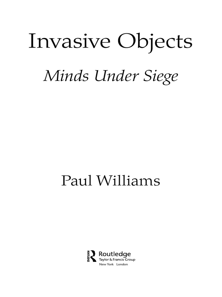 Invasive Objects - Capitulo - Cluster A | PDF | Personality Disorder | Psychoanalysis