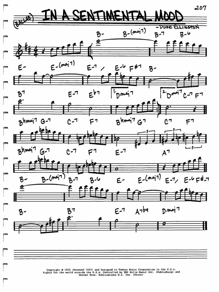 In a Sentimental Mood | PDF